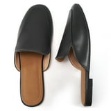 Atoshopce Mules for Women Round Toe Slip On Flat Mules Summer Shoes for ...