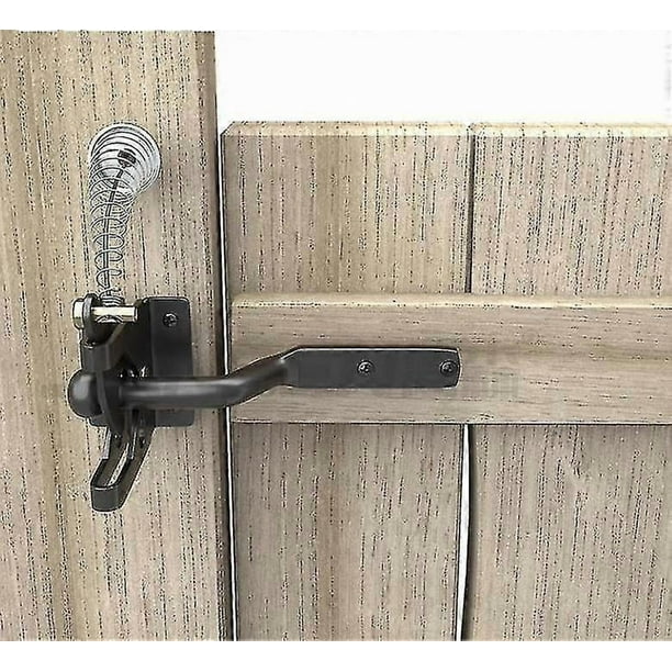 Gate Lock Automatic Lock-metal Bolt Lock-gravity Steel Latch Garden ...