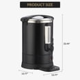 14L Stainless Steel Electric Coffee Percolator, Multifunctional Hot ...