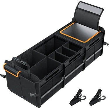 DRIVE Auto Products Car Organizer with Insulated Holder, Trunk Storage ...