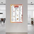 100 Indoor Activities Checklist for Kids Poster STEM Crafts Play Guide ...