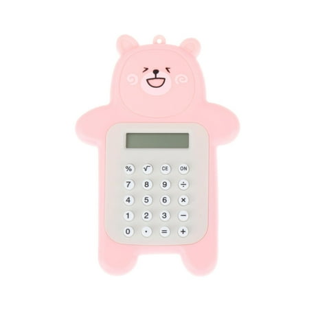 Mini Calculator 8 Display Office Supplies for Kindergarten Home pink ...