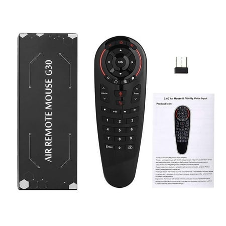 Air Mouse Remote Control G30S Wireless USB 2.4G Smart wireless TV ...