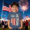 PLHWHYQ 250 Anniversary USA Kids Boys Shirt 1776-2026 250th Birthday ...