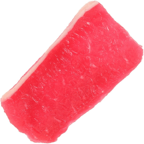 BRIGHTFUFU Simulación de comida realista de carne de cerdo falsa ...