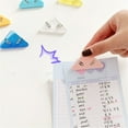 Corner Paper Clip,Triangle Book Page Corner Clips, Bookmark for Reading ...