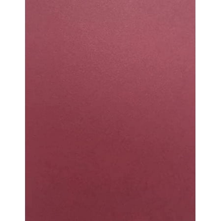 Paver Red / Wine / Burgundy Cardstock Paper - 8.5 x 11 inch PREMIUM 80 ...