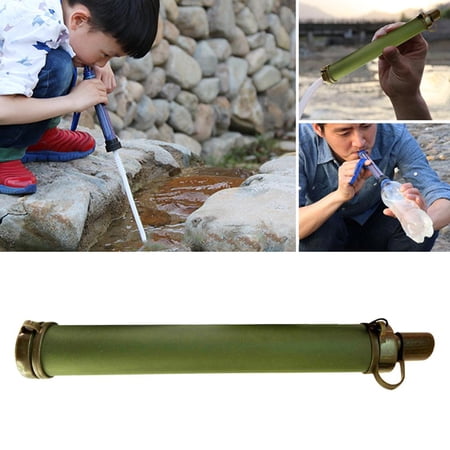 Clairlio Camping Straw Water Purifier Outdoor Wild Life Emergency ...