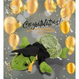 DolliBu Small Sea Turtle Graduation Plush Toy - Super Soft Graduation ...