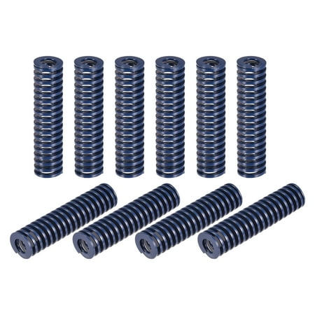 Uxcell Die Spring 10 Pack 18mm OD 75mm Long Spiral Stamping Light Load ...