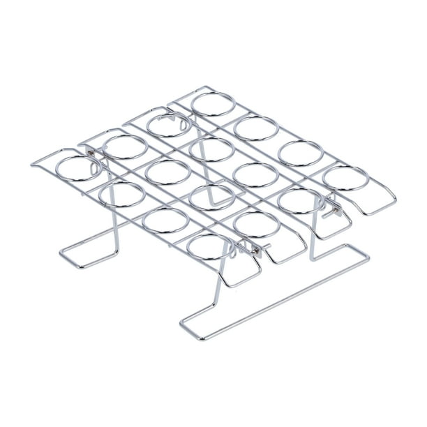 16-Hole Folding Baking Rack Ice Cream Rack Stand Cone Cupcake Holder ...