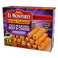 El Monterey Extra Crunchy Taco Seasoned Beef & Cheese Taquitos 20.7 oz ...
