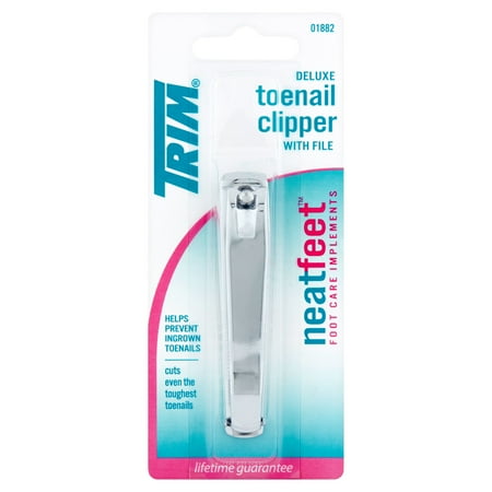 Trim Neat Feet Deluxe Toenail Clipper with File - Walmart.com