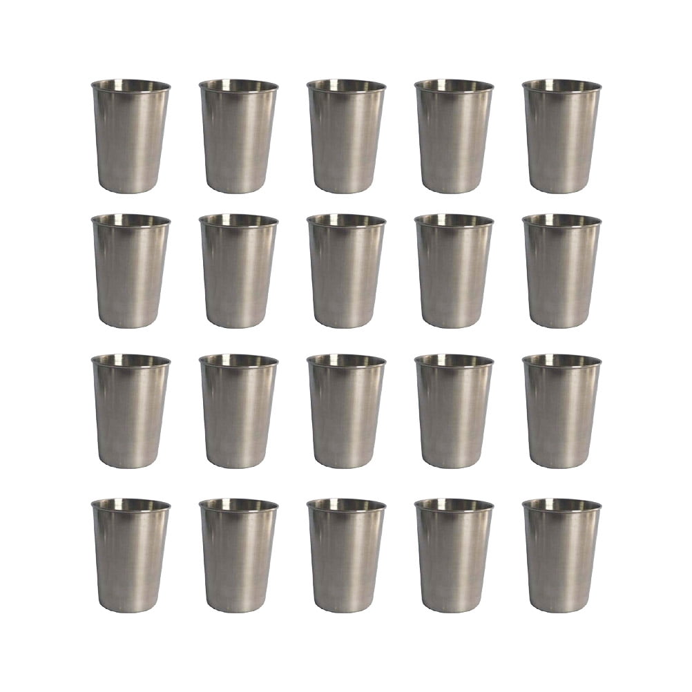 Click here for Masteelfca 20 Pcs Stainless Steel Cups Anti-Drop S... prices