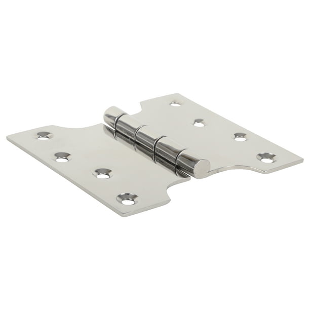 Ssiskcon Stainless Steel Parliament Door Hinge 4 in L x 2 in Obstacle ...