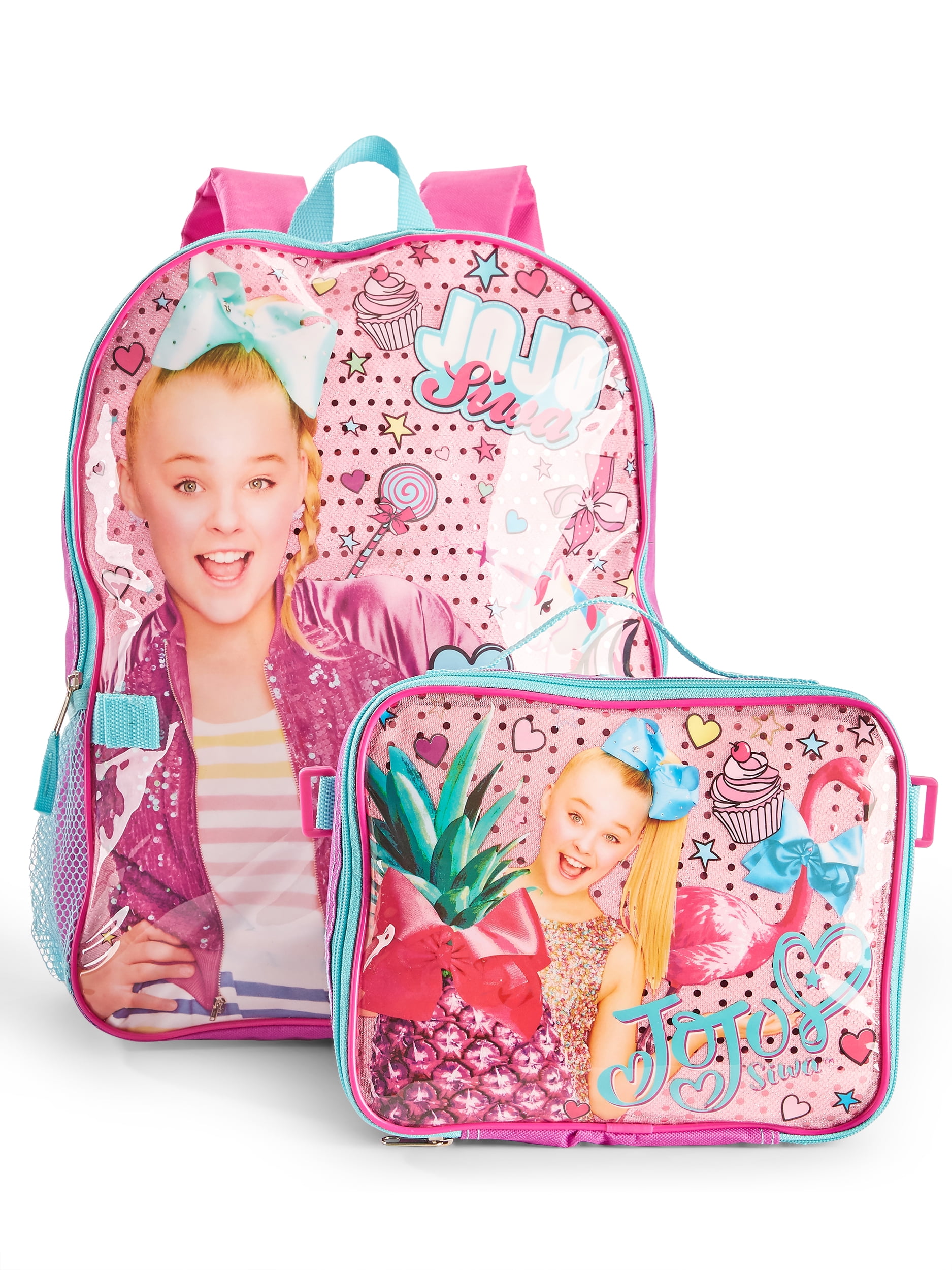 JoJo Siwa - Jojo Siwa Backpack with Lunch Bag - Walmart.com - Walmart.com