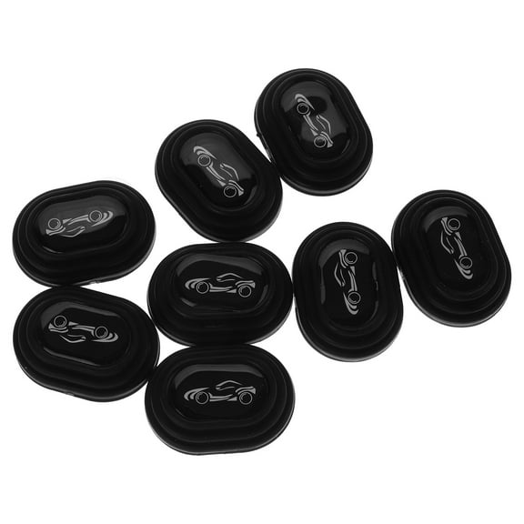 DODAMOUR 4 Pack Car Rubber Bumper Anti Collision Strips, Front and Back ...