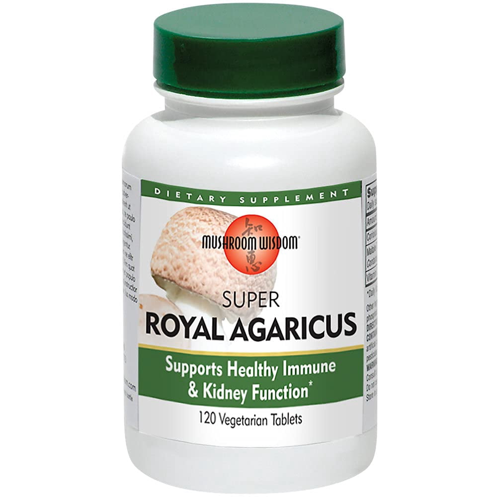 Suplemento Mushroom Wisdom Super Royal Agaricus Capplets | Walmart en línea