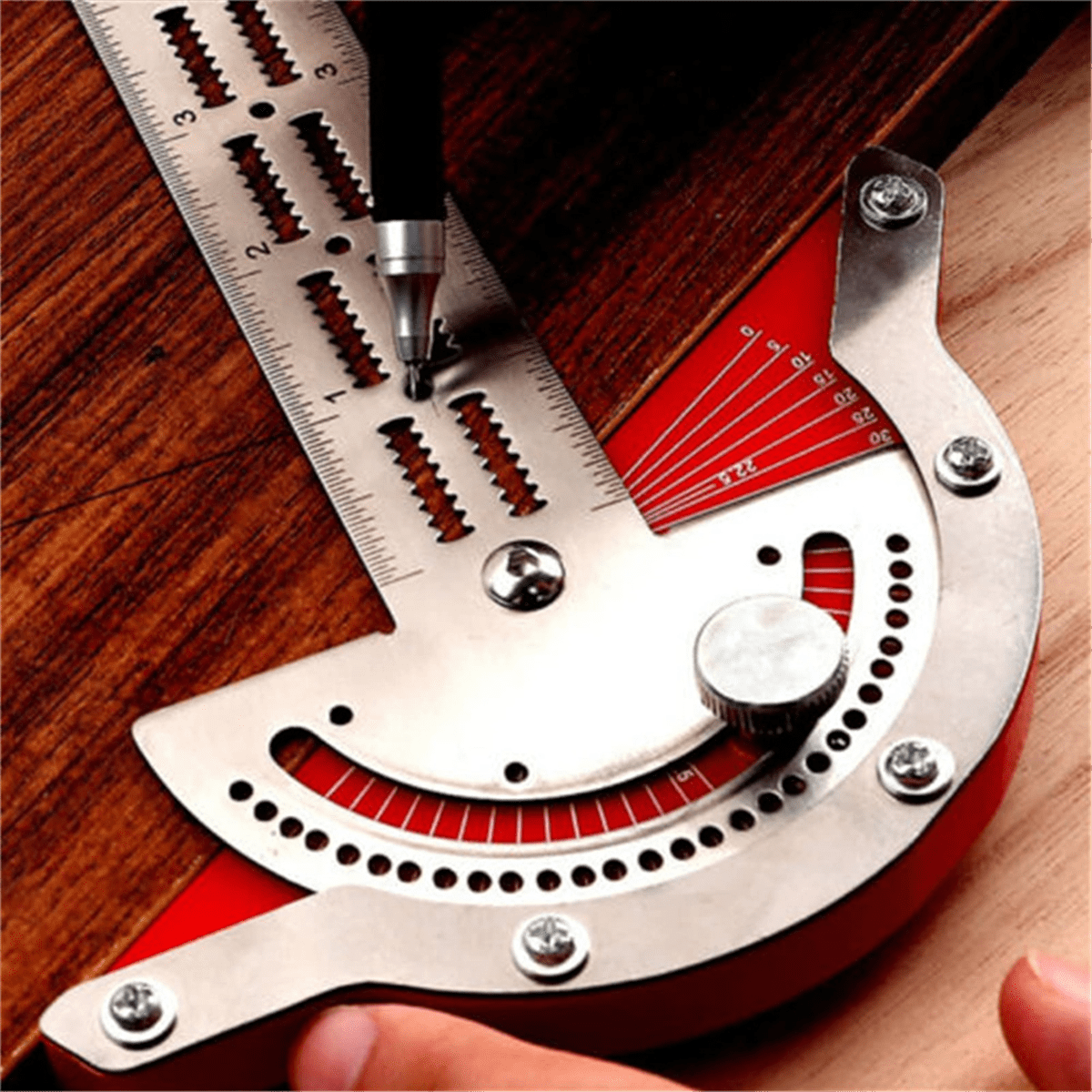 Woodworkers Edge Rule 10 Inch High Precision Protractors Angles Measure ...
