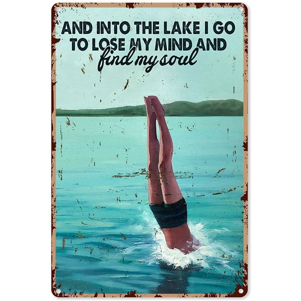 Funny Pool Signs for Outside I Know I Swim Like A Girl Try to Keep Up ...