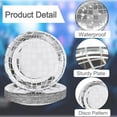 25P Disco Plates 7" Disposable Ball Paper for 70's Party Supplies ...