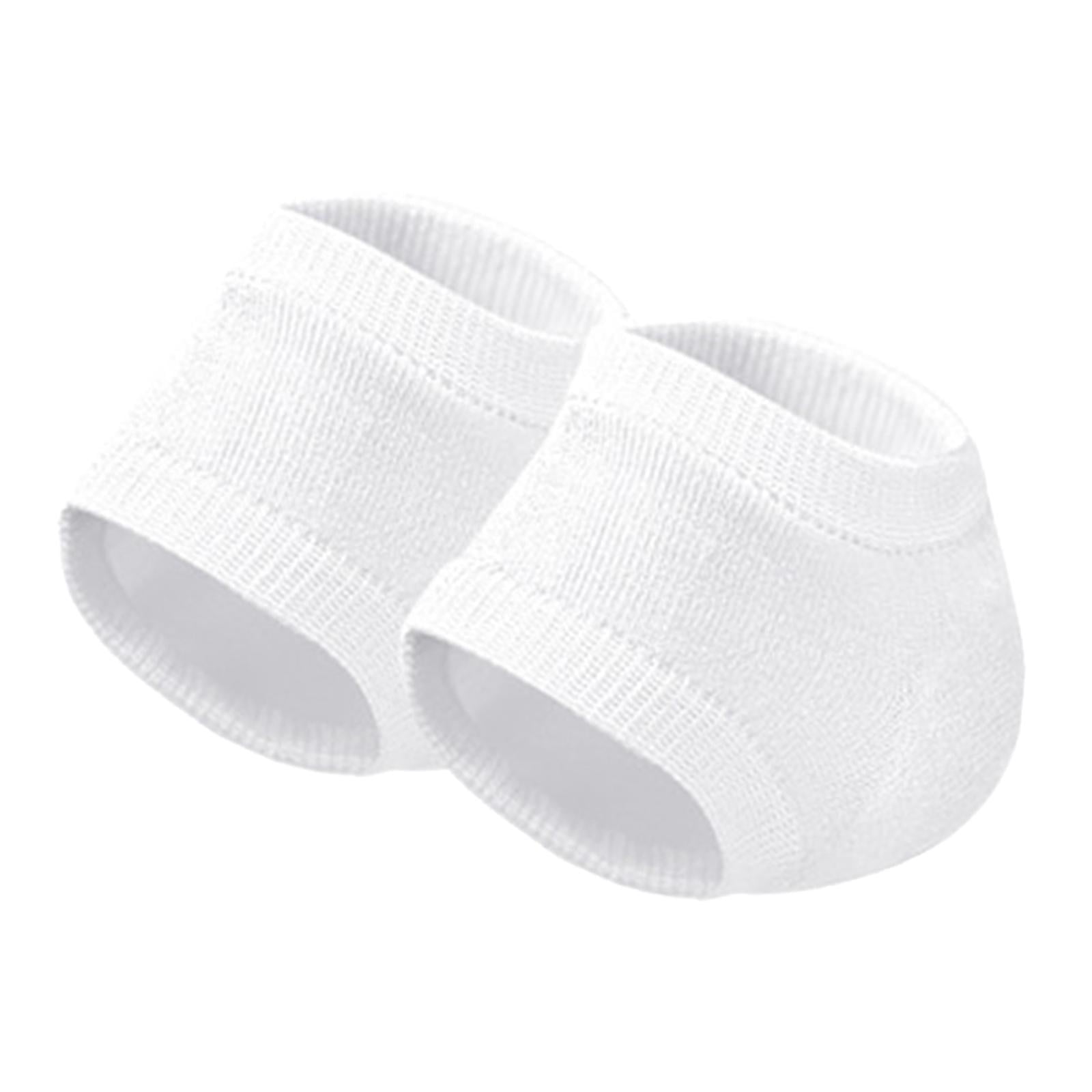 2 Pieces Adults Hydrating Heel Socks Toeless Reusable Washable Elastic ...