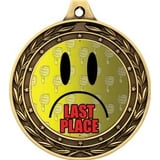 Last Place Gold Duo Medal, 3" Loser Gag Joke Prizes, Kids Funny Last ...