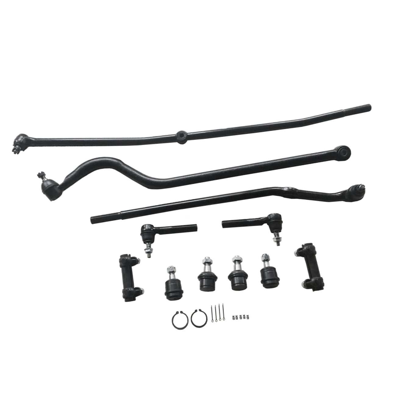 11PCS Track Bar Drag Link Suspension Kit For Dodge Ram 2500 3500 2000 ...