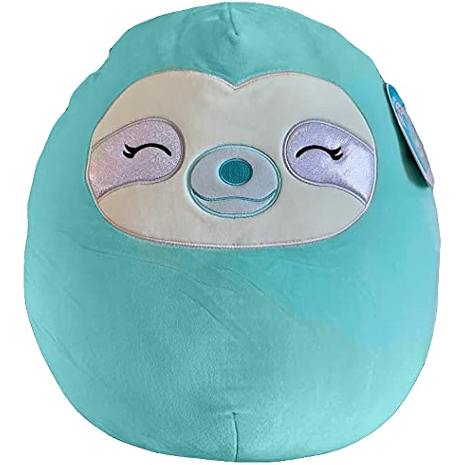 Squishmallows Official Kellytoy Aqua The 16 Inch Sleepy Sloth Squishy ...