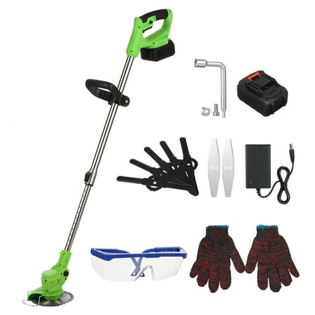 Electric Weed Wacker Cordless Weed Eater with 3 Types of Blade and 3 ...
