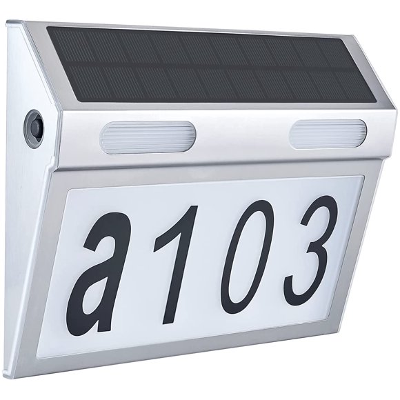 Solar Powered Address Signs