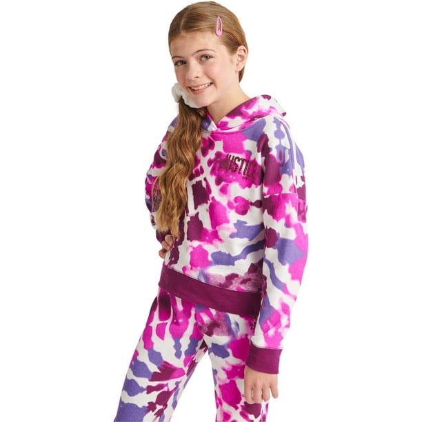Justice Girls Fleece Hoodie, Sizes XS-XLP - Walmart.com