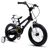 Royalbaby Boys Girls Kids Bike 12 In BMX Freestyle Black 2 Hand Brakes ...