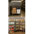 2-Pack 14" x 30" x 8" Chrome Wire Dunnage Rack, Heavy Duty Storage ...