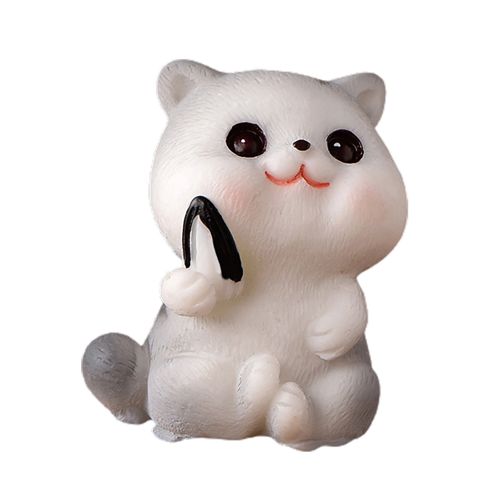 Farfi Cat Figurine Realistic Adorable Resin Unique Exquisite Details ...