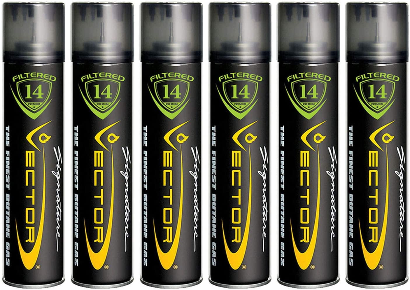 Vector Quintuple Refined Butane Gas Fuel Refill - 6 Cans - Walmart.com