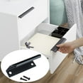 SHNETY Hidden Drawer Handle Curved Design High Strength Ergonomic ...
