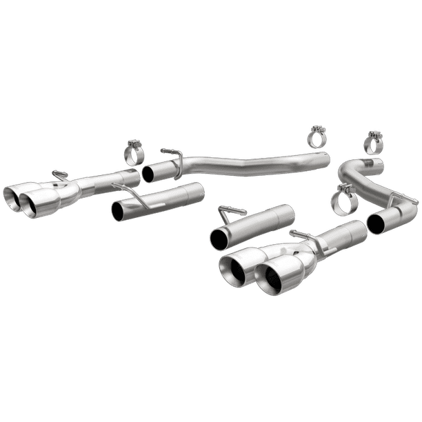 MagnaFlow Axle-Back, SS, 2.5in, Quad Split Rear 3.5in Tip 2015 Dodge ...