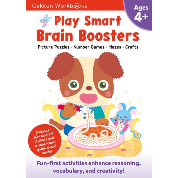 Play Smart: Play Smart Brain Boosters Age 4+ : Pre-K Activity Workbook ...