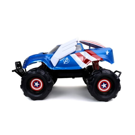 Jada Toys Marvel Avengers 1:14 Captain America Shield Attack RC Remote ...