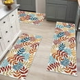 Yamaziot 3-Piece Kitchen Rug Set, Non-Slip Backing, Machine Washable ...