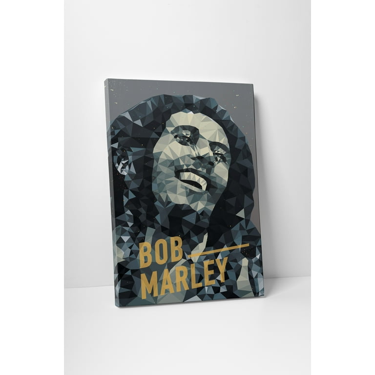 Bob Marley Arte Pop Bob Marley Pop Art Portrait Canvas Wall Art