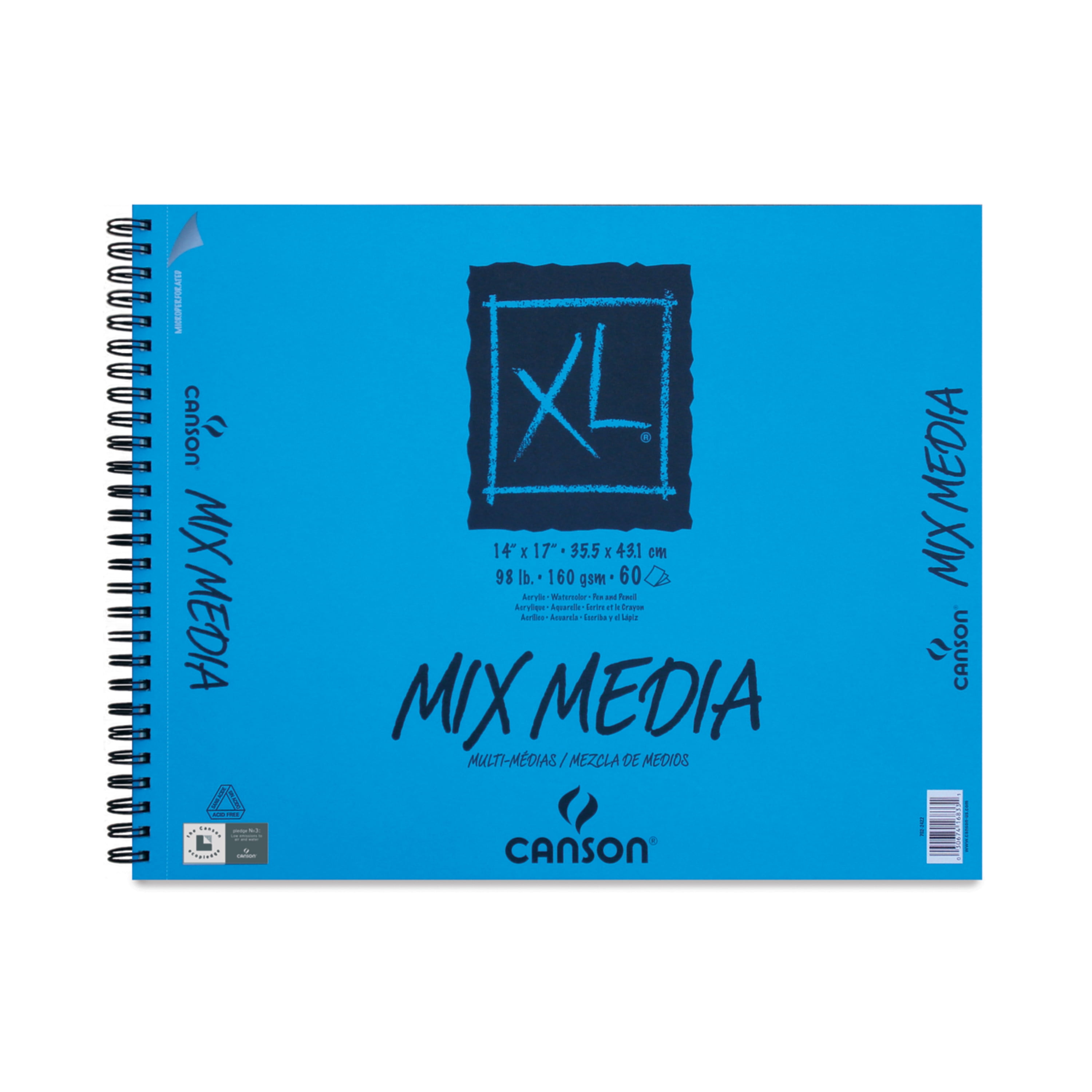 Canson XL Mix Media Pad, 14in x 17in 60 Sheets/Pad - Walmart.com