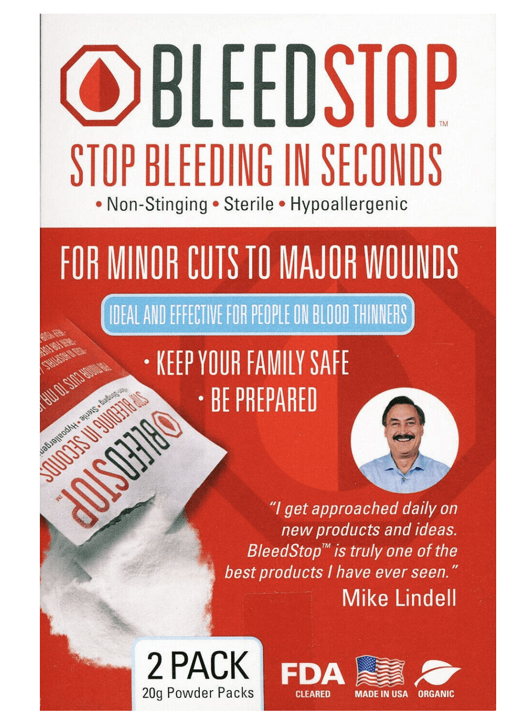 Buy Bleedstop Stop Bleeding in Seconds Emergency First Aid for Home ...