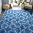 Lochas Large Plush Area Rug, 5'x 8', Soft, Shaggy Pattern, for Bedroom ...