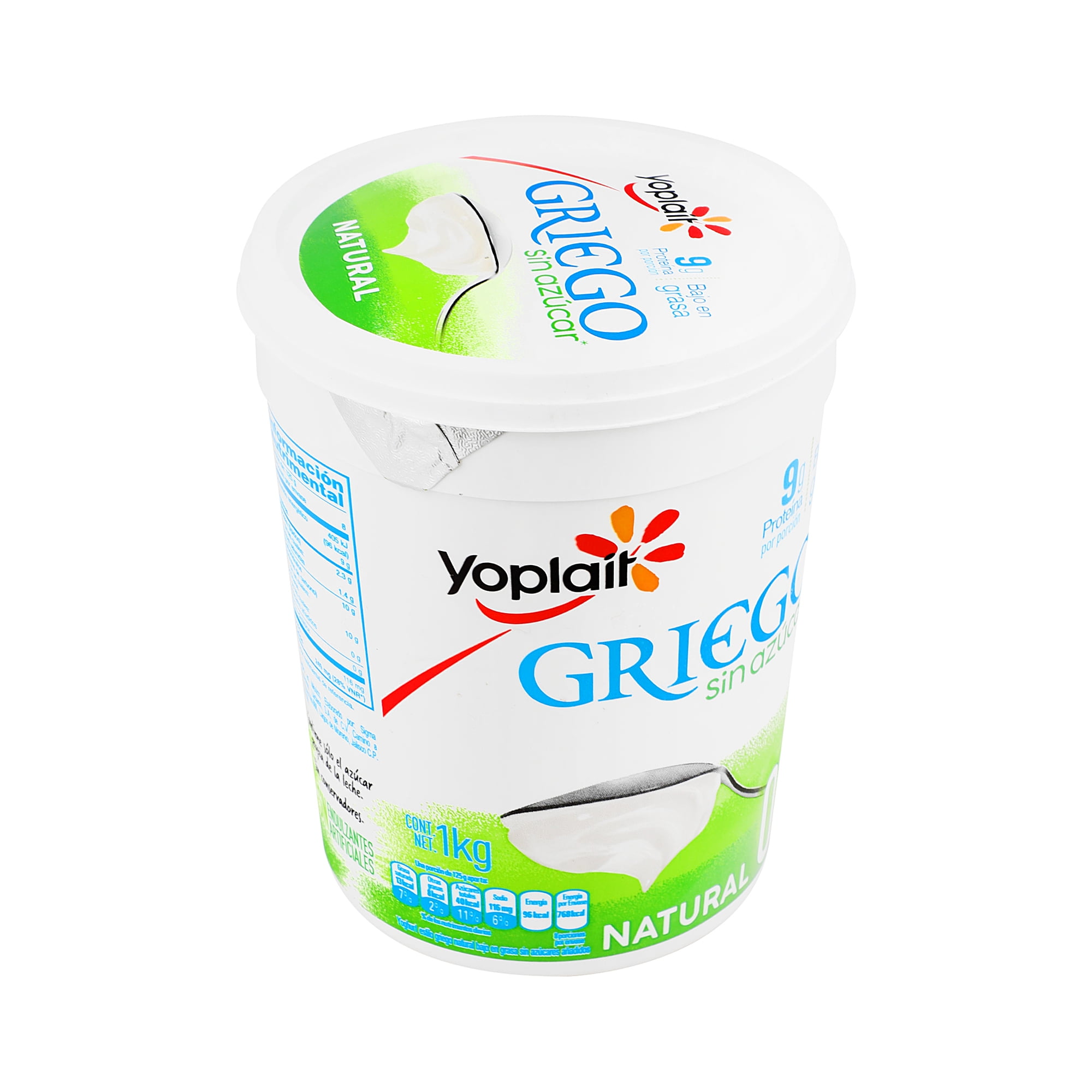 Yoghurt Yoplait griego natural sin azúcar 1 kg | Walmart en línea