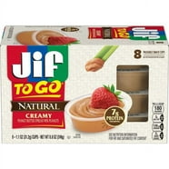 Jif Creamy Peanut Butter To Go Cups, Snack Size (Pack of 36) | Portion ...