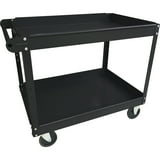 Lorell, Utility Cart, 1 Each, Black - Walmart.com