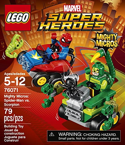 LEGO Super Heroes Mighty Micros: Spider-Man vs. Scorpion 76071 Building ...