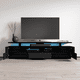 Eva TV Stand for TVs up to 85", Modern High Gloss 77" Entertainment ...